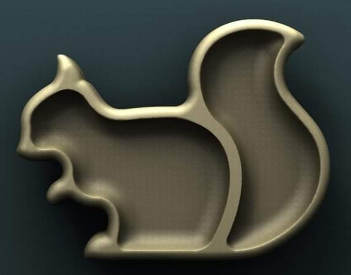 Squirrel Tray - All American Woodworks