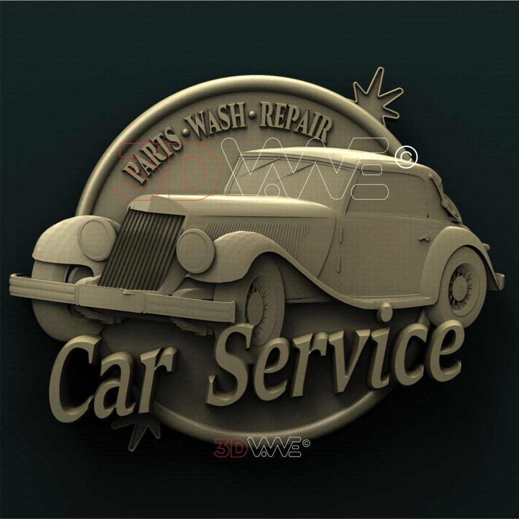 Car Wood Carving - All American Woodworks
